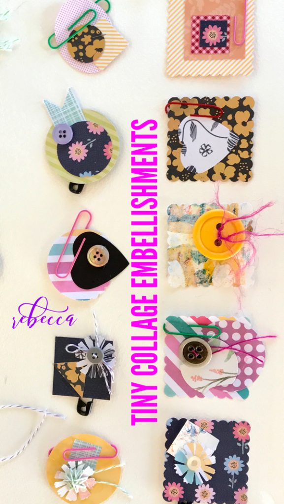 How to Make Tiny Collage Embellishments! - Rebecca E. Parsons